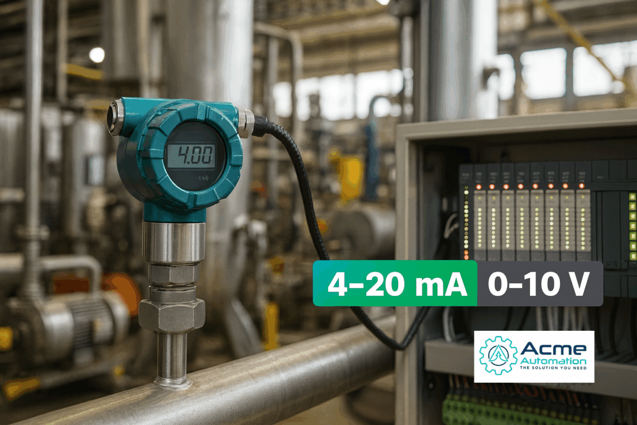 🏭 Discover why industrial sensors use 4–20 mA instead of 0–10V. Learn ...