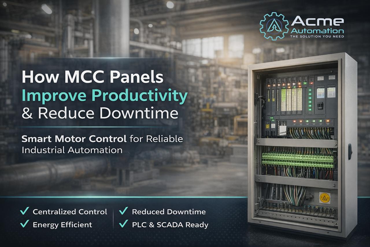 How MCC Panels Improve Productivity & Reduce Downtime in Industrial ...